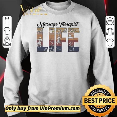 Official Massage Therapist Life Vintage Shirt Kutee Boutique