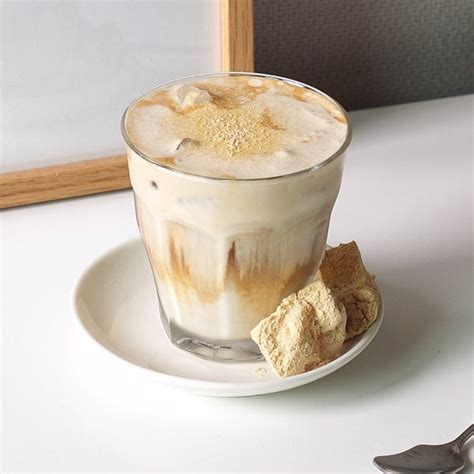 인절미 크림라떼 만들기