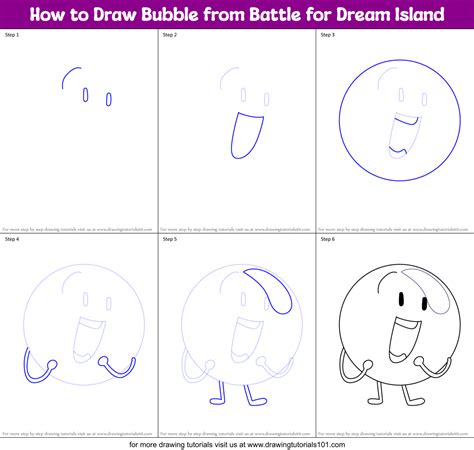 How To Draw Bubble From Battle For Dream Island Battle For Dream