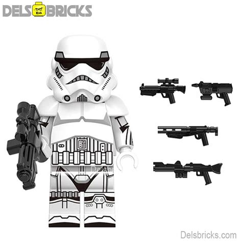 Imperial Stormtrooper And Blasters Star Wars Custom Building Blocks Display Geek Inc