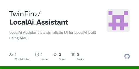 GitHub TwinFinz LocalAi Assistant LocalAi Assistant Is A Simplistic