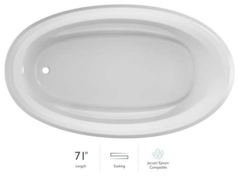 Jacuzzi J3d7242 Bux Xxx Signature 71 Drop In Soaking Bathtub