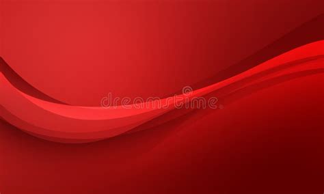 Red Lines Wave Curve With Soft Gradient Abstract Background Stock Illustration Illustration Of