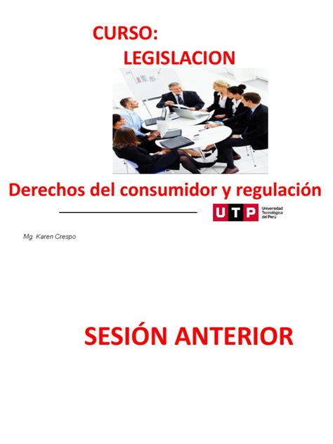 S07s1 Derechos Del Consumidor Y Regulación Pdf Protección Al