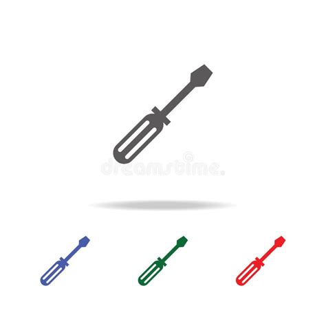 Chisel Icon Elements Of Construction Tools Multi Colored Icons