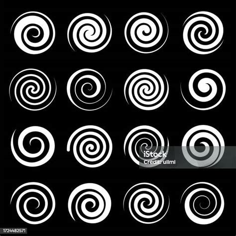 Spirales くるくる回るのベクターアート素材や画像を多数ご用意 くるくる回る ねじれた らせん Istock
