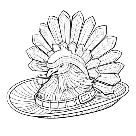 추수감사절 칠면조 순례자 모자 외딴 색칠 공부 착색 칠면조 칠면조 새 Png 일러스트 및 이미지 에 대한 무료 다운로드 Pngtree