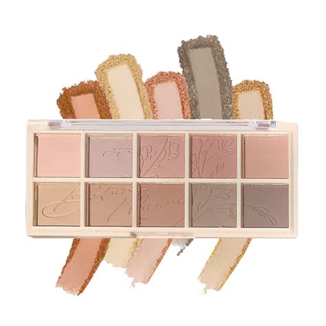 Amazon Aaiffey Colors Eyeshadow Palette Matte Glitter Eye Shadow Velvety Texture Nude