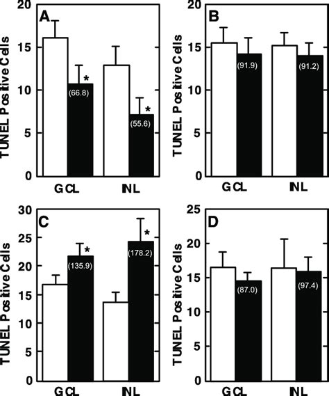 Tunel Positive Cells Counted In The Gcl And Inl 12 Hours After Download Scientific Diagram