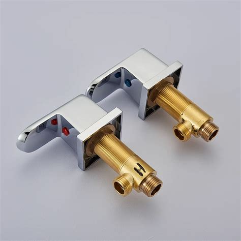 Hot And Cold Water Chrome Brass Switch Valve For Basin Faucet Shower