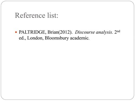 Multimodal Discourse Analysis Pptx