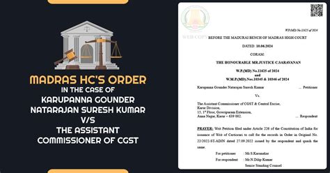 Madras Hc Directs Assessee To Contest Gst Disservices Shipped To