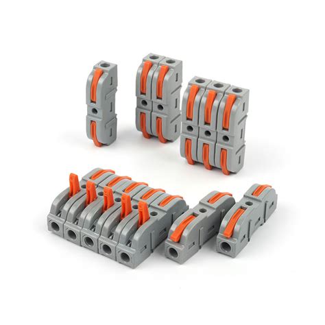 Quick Splicing Multiplex Butt Wire Connector Compact Electrical Cable Terminal Block Home Wirin