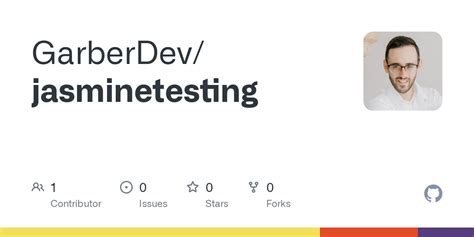 GitHub GarberDev Jasminetesting