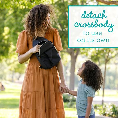Flip 4 In 1 Convertible Carrier And Crossbody Diaper Bag Set Infantino