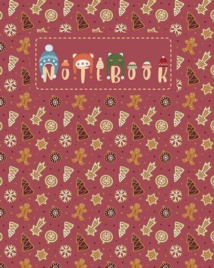 Notebook Christmas Theme Giving As A T Writing Happiness Or Work Suitable For Everyone