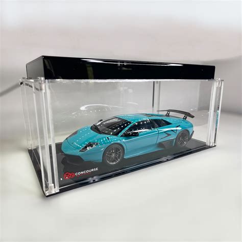 Display Case LED Sliding Front USB Connection Concourse Display Systems