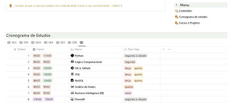 Template Notion Bootcamp Santader 2023 Ciência De Dados Com Python