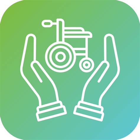 Disable Aid Vector Icon Style 22297096 Vector Art At Vecteezy