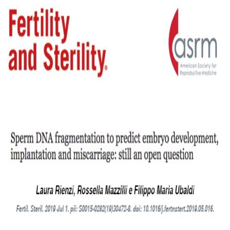 Sperm Dna Fragmentation To Predict Embryo Development