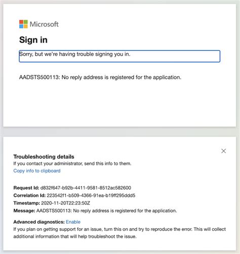 Crash While Granting Admin Consent To Ad Application · Issue 16005