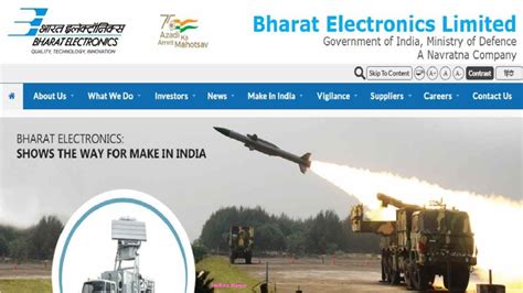 Bharat Electronics Defence Contract 2025 A Strong Boost To Indias