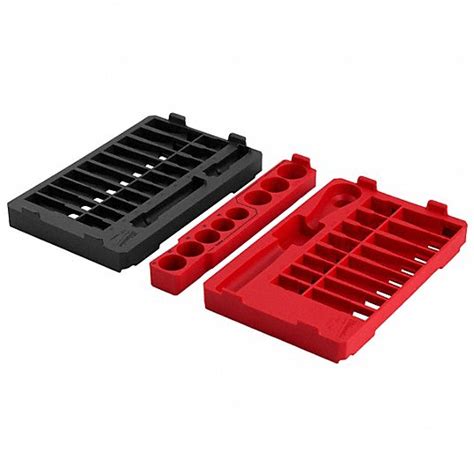 Milwaukee Packout 15 In W X 19 In D X 4 In H Plastic Socket Tray