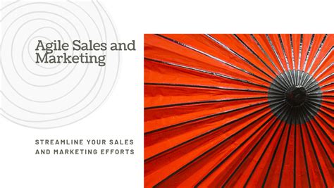 Agile For Sales And Marketing