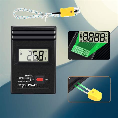 TM C C To C Temperature Meter TM C Digital K Type Thermometer Sensor