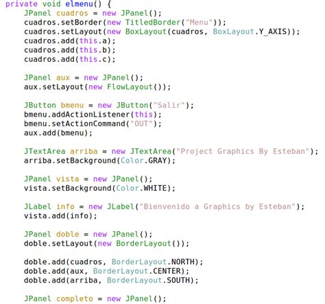 Esteban González Implementación de interfaces gráficas