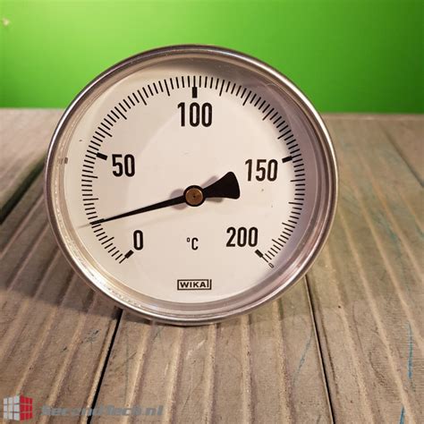 Wika 0 200 C Bimetallic Thermometer