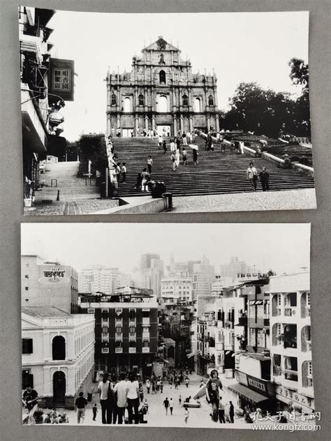 图影像书屋2003年广州街景老照片大佛寺北京路步行街中山纪念堂澳门街头等纪实摄影黑白老照片11张有说明ZL200 拍品