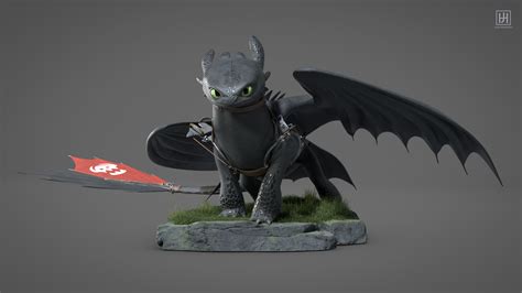 Toothless How To Train Your Dragon Finished Projects Blender Artists Community