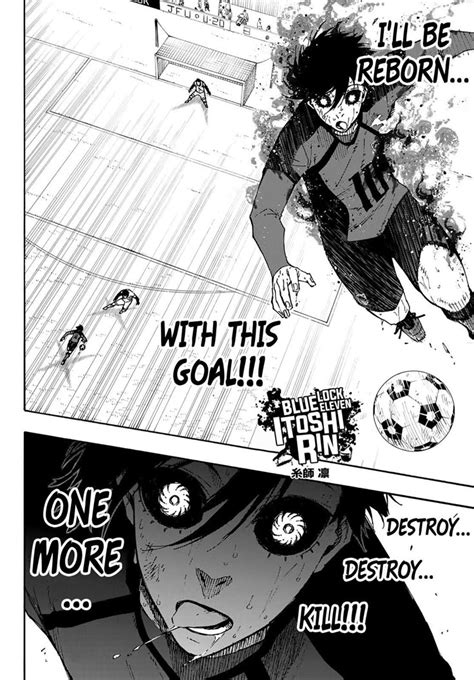 Itoshi Rin Blue Lock Rin Comic Book Layout Blue Anime