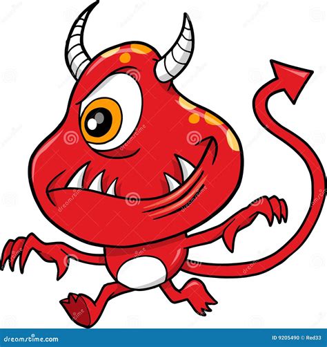 Vetor Mau Do Diabo Do Monstro Ilustração do Vetor Ilustração de funcionar arte