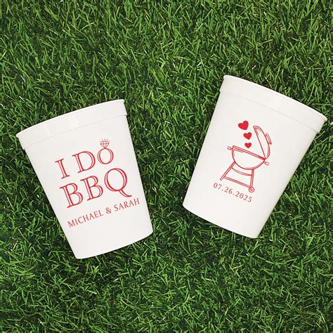 I Do Bbq Stadium Cups