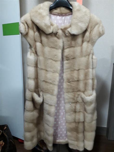 밍크모피 롱베스트 모피조끼 헬로마켓