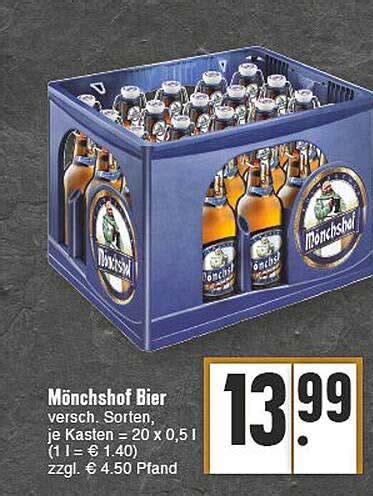 Mönchshof Bier Angebot bei E Center - 1Prospekte.de