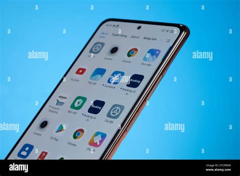 HCMC VN Dec 2023 Xiaomi Redmi Note 10 Pro Smartphone Stock Photo