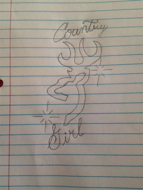 Country Girl Browning Tattoo Designs