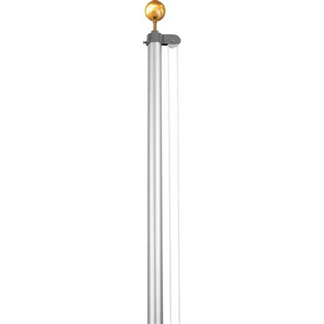 Vevor 25ft Detachable Flagpole Kit Heavy Duty Aluminum Flag Pole