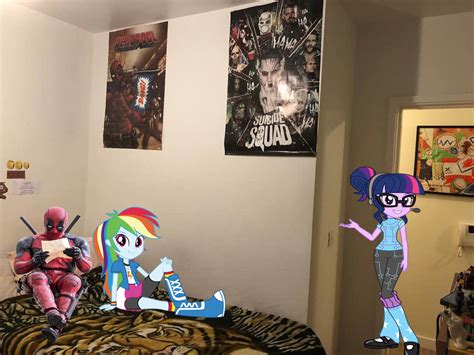 Deadpool Sci Twi And Rainbow Dash By Rizo2612studios On Deviantart