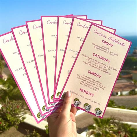 Cabo Bachelorette Itinerary Cabo Invite Cabo San Lucas Invite Cabo