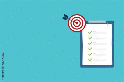 Assignment Target Clipboard Checklist Project Task Management And