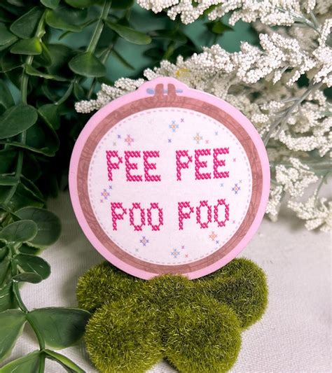 Pee Pee Poo Poo Sticker Funny Sticker Stickers Adult Humor Laptop