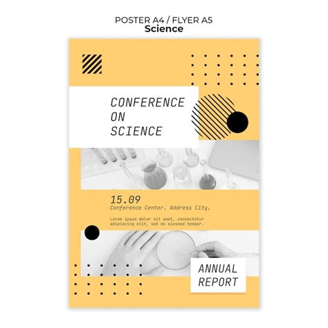 Free Psd Science Template Design