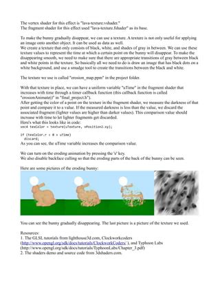 Shaders Project PDF