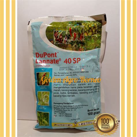 Jual Insektisida Lannate Lanet 40 Sp 100 Gram 100gr Original Shopee