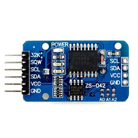 Módulo De Reloj En Tiempo Real Allnet 4duino Ds3231 Rtc At24c32 Módulo