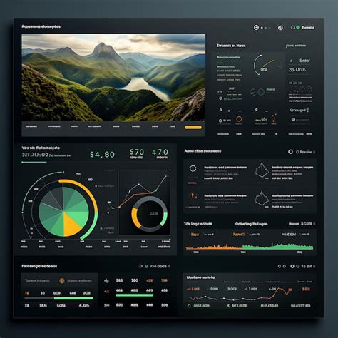 Premium Ai Image Web Dashboard Energy Energy Consumption Dashboard Grid Based Layout Clean